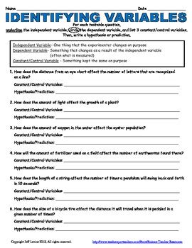 How To Identify Variables