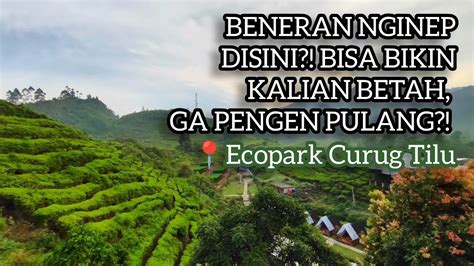 GLAMPING MEWAH MENYATU DENGAN ALAM Penginapan Wisata Alam Ecopark