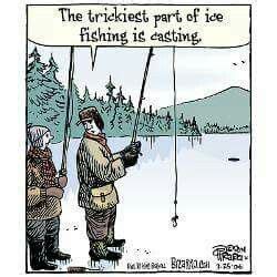 Could See Some Ppl Trying This Trout Fishing Ice Fishing Saltwater