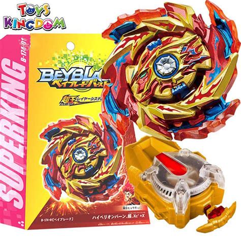 Red Beyblade Burst B174 01 SuperKing Booster Single Beyblade With Spark