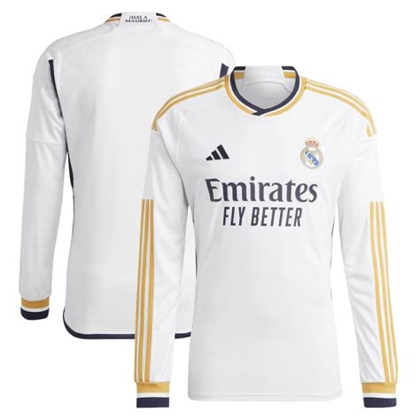 Maillot Real Madrid Domicile 2023 2024 Manches Longues FSPRO