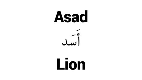 Meaning Of Asad Muslim Name In Urdu Wholesale Supplier