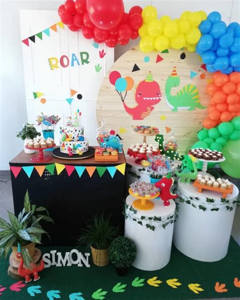 Fiesta de dinosaurios para niños Decoracion para cumpleaños