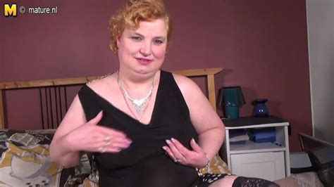 Naughty Dutch BBW Mom Playing With Wet Pussy Pussy Wet Mom Wet