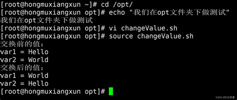 linux的shell命令——变量用法 csdn博客