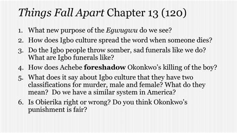 38 Things Fall Apart Chapter 16 Summary DeemaAmyra