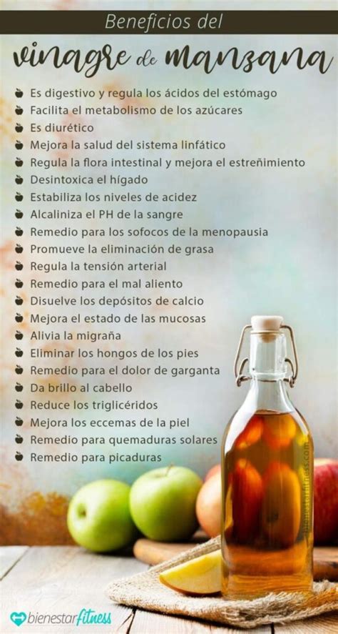 Los Beneficios Del Vinagre De Manzana