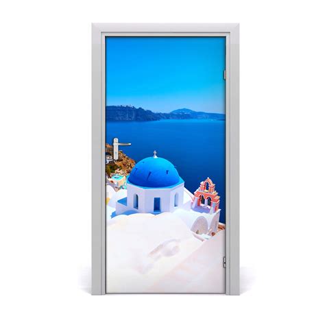Fototapeta samoprzylepna na drzwi Santorini Grecja porównaj ceny