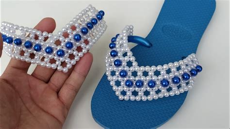 TRAMA PARA CHINELOS PÉROLAS N 6 Adalto Lopes Artesanatos YouTube