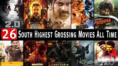 26 Highest Grossing South Indian Movies Worldwide Box Office All Time