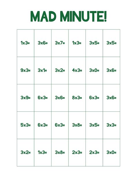 Print Math Sheets