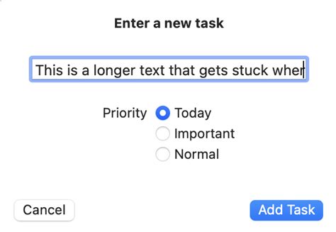 swiftui text gets truncated or hidden on a textfield on a macos app stack overflow