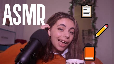 Asmr Personal Questions Interview Soft Spoken Writing Sounds