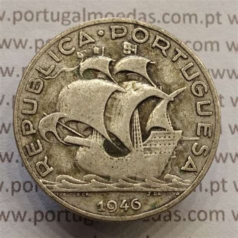 RP 05 AG R 35 08 G MOEDA 5 00 ESCUDOS CINCO ESCUDOS PRATA 1946 BC
