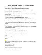 BIO 206 Week 6 Chapters 11 12 19 Homework Assignment Docx BIO