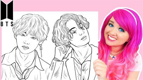 Bts Coloring Pages Printable
