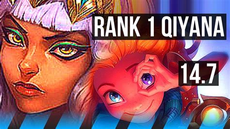 QIYANA Vs ZOE MID Rank 1 Qiyana Quadra 400 Games EUW