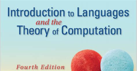 introduction to language and the theory of computation