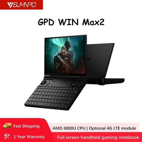 YSJMNPC Laptop GPD WIN Max 2 PC 10 1 Inch UMPC 4G LTE AMD Ryzen 7