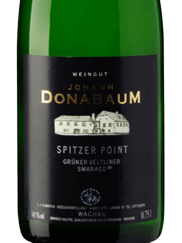 2017 Donabaum Spitzer Point Grüner Veltliner Smaragd Vivino