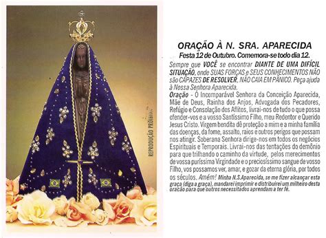 Blog do Paredinha Oração à Nossa Senhora Aparecida