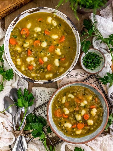 Split Pea Dumpling Soup Monkey And Me Kitchen Adventures Recipe