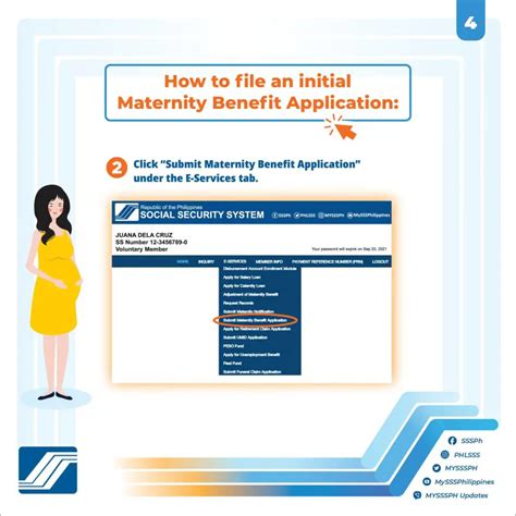 How To File For SSS Maternity Benefit MAT2 In SSS Website For Female