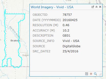 How To View The World Imagery Basemap Metadata In ArcGIS Pro