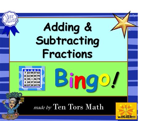 adding and subtracting fractions made by teachers