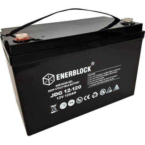 AKUMULATOR AGM NANO GEL 120AH 12V HYBRID ENERBLOCK