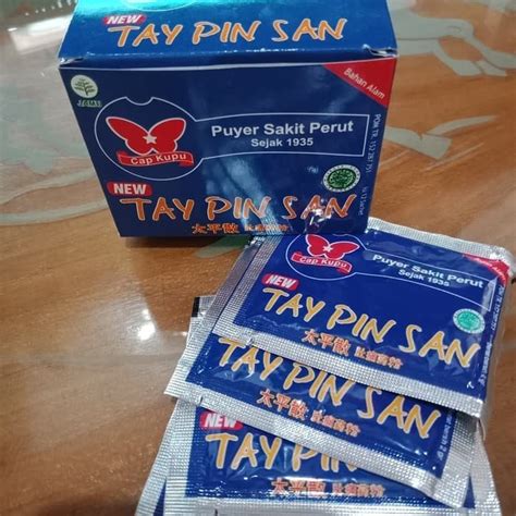 Jual Tay Pin San Serbuk Sakit Perut Isi 12 Sac Shopee Indonesia