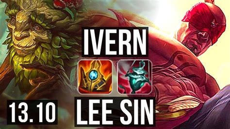 Ivern Vs Lee Sin Jng Rank Ivern M Mastery Games