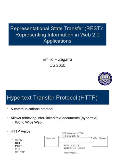 representational state transfer rest representing information in web 2 0 applications pdf