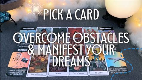 Overcoming Obstacles To Manifestation PICK A CARD Tarot Reading