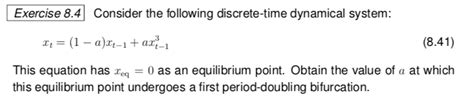 solved consider the following discrete time dynamical