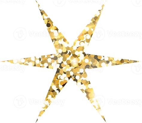 estrella brillar brillante oro Brillantina forma diseño elemento