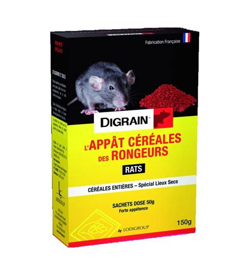 Appât rongeurs Digrain céréales des rongeurs 150g PropreImpec