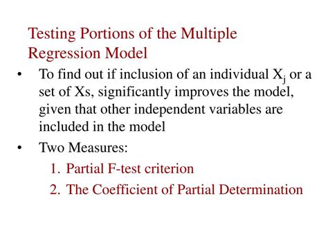 ppt ch 14 the multiple regression model building powerpoint presentation id 4506978