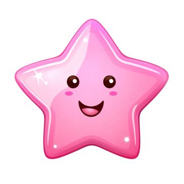 Pink Cartoon Star Button Star Clipart Cartoon Clipart Button Clipart