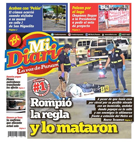 Mi Diario Panam On Twitter Revisa Los Titulares De Nuestra