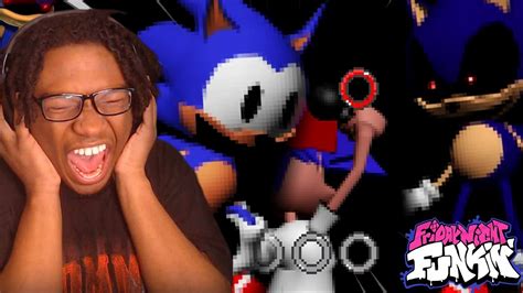 SONIC EXE IN FRIDAY NIGHT FUNKIN IS FIRE AS F CK VS REWRITE V2 FNF