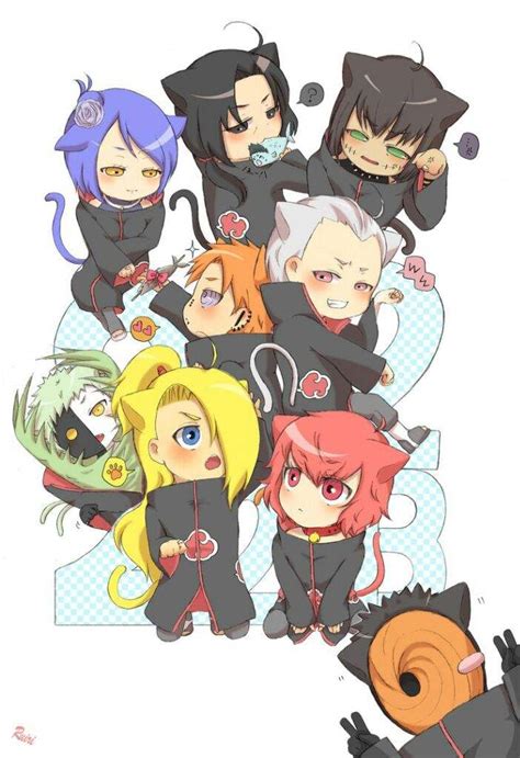 Akatsuki Gatos Naruto Shippuden Amino