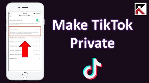 How To Make A TikTok Account Private Step By Step Bullfrag
