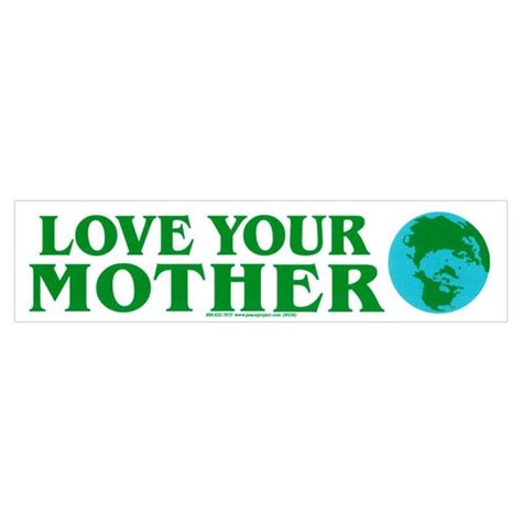 Love Our Mother Small Bumper Sticker Laptop Decal Or Etsy
