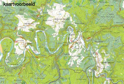 Topografische Kaart Wandelkaart 27 28 36 Topo50 Ieper Salient