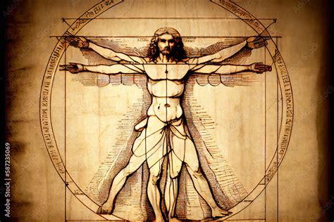 Vitruvian Man Leonardo Da Vinci S Iconic Representation Of Human