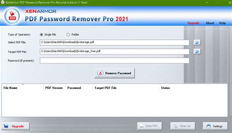 pdf password remover pro by xenarmor for free [windows]