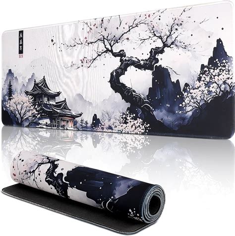 Grupo Erik Tapis De Souris XXL Japanese Art Tapis De Bureau 80 X 35