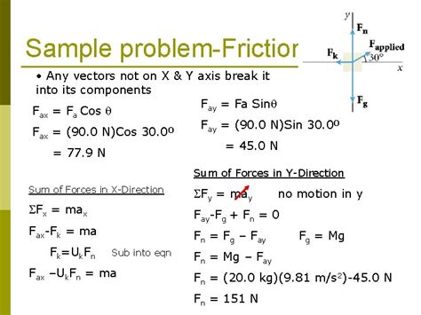calculating net forces in two dimensions for objects on an 52 off