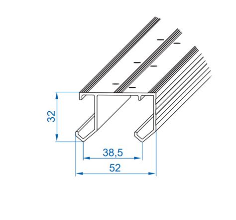 Zestaw HORUS HR18 do 2 drzwi przesuwnych dł 180 cm 45 kg Valcomp